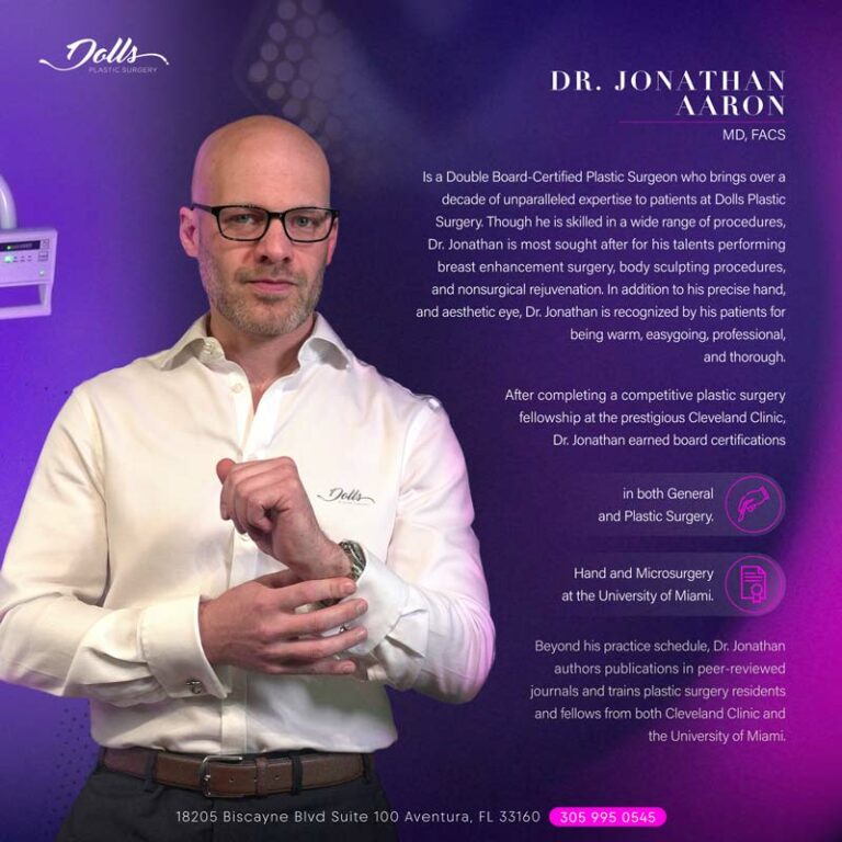 Dr. Jonathan Aaron: Best Plastic Surgeon in Miami