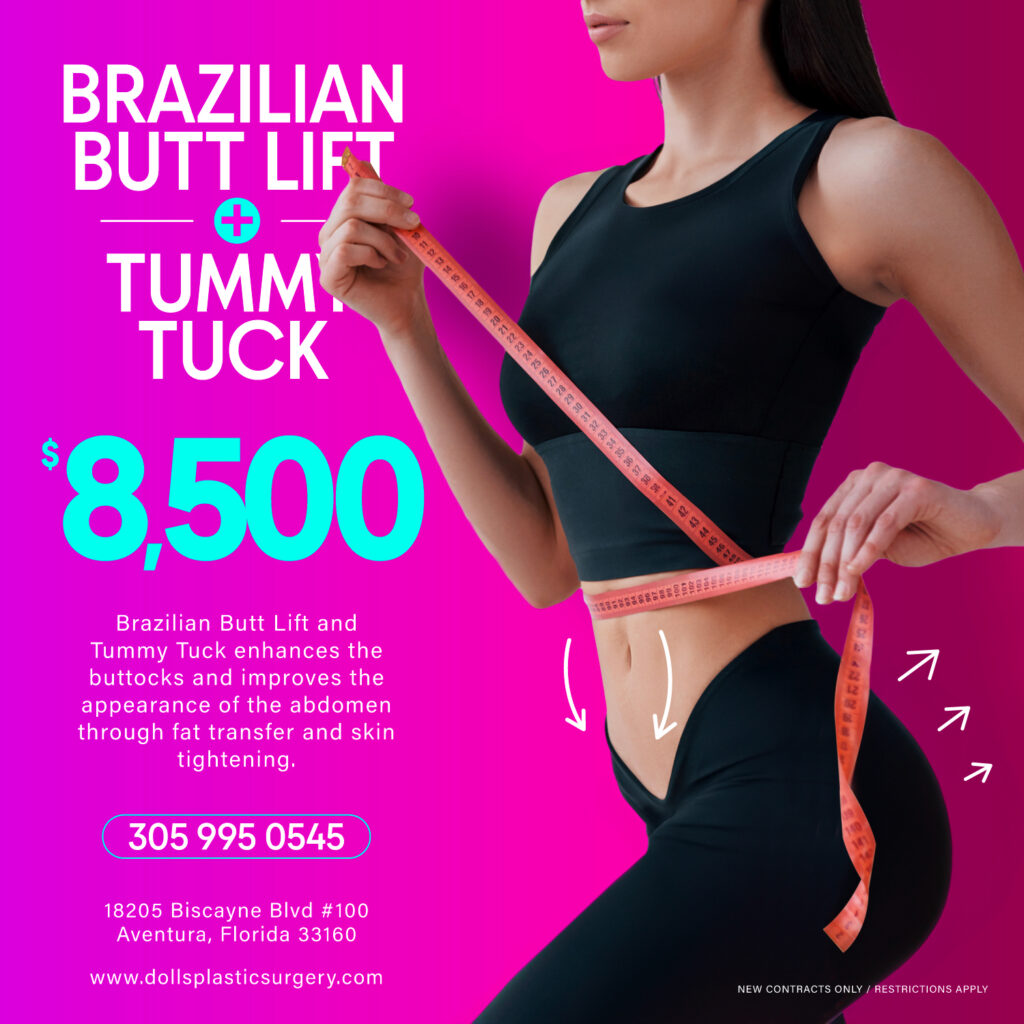 Brazilian Butt Lift Miami - BBL Surgery From $33.99/Week