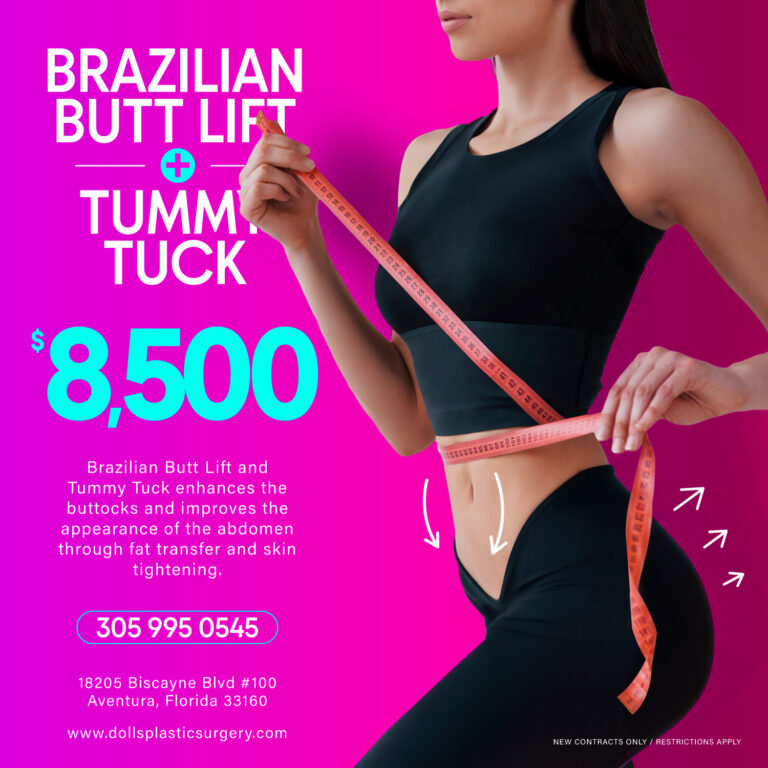 Brazilian Butt Lift Miami - BBL Surgery From $33.99/Week